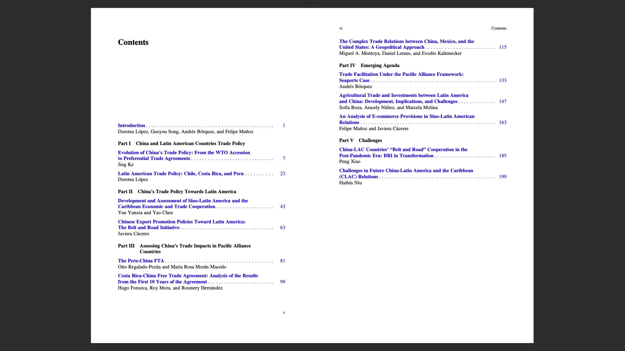 China’s Trade Policy in Latin America: Puzzles, Transformations and ...